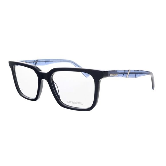 Diesel | Accessories | Dieseldl5276 Shiny Blue Square Eyeglasses | Poshmark